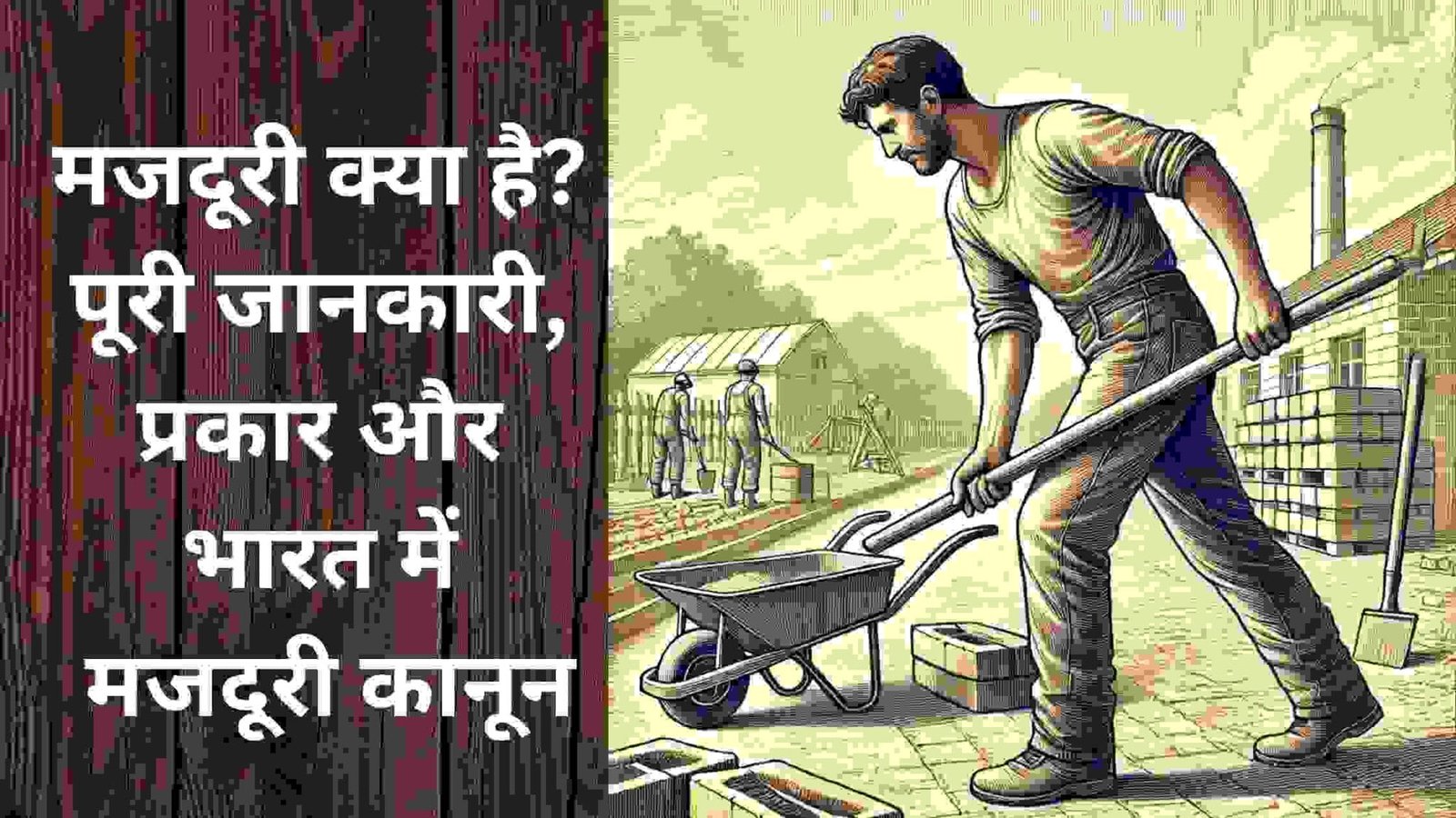 मजदूरी क्या है? पूरी जानकारी, प्रकार और भारत में मजदूरी कानून